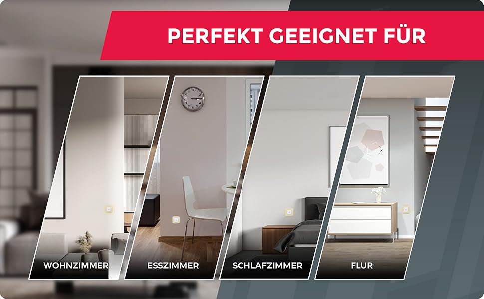 B.K.Licht - 2er Set Nachtlicht Steckdose mit Bewegungsmelder, warmweiße Lichtfarbe, Dauerlicht ...