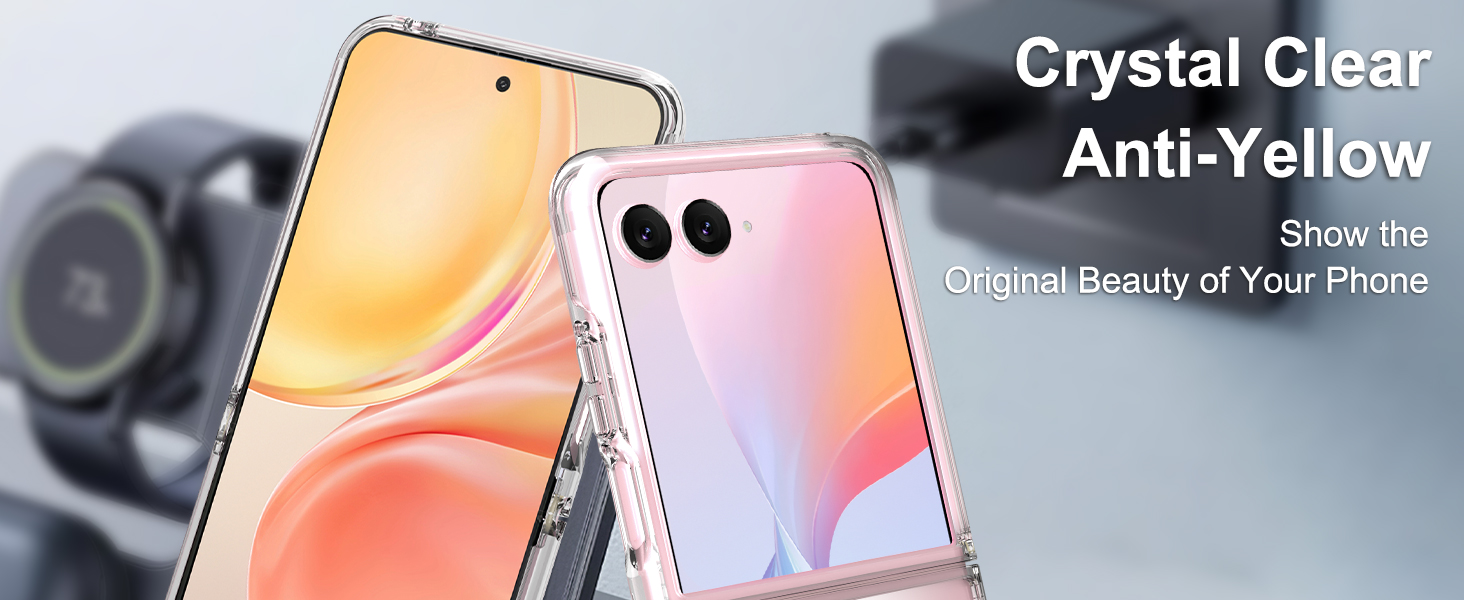 Amazon.com: RMOCR Case Compatible with Motorola Razr Plus 2024/2025, Clear Shockproof Phone ...