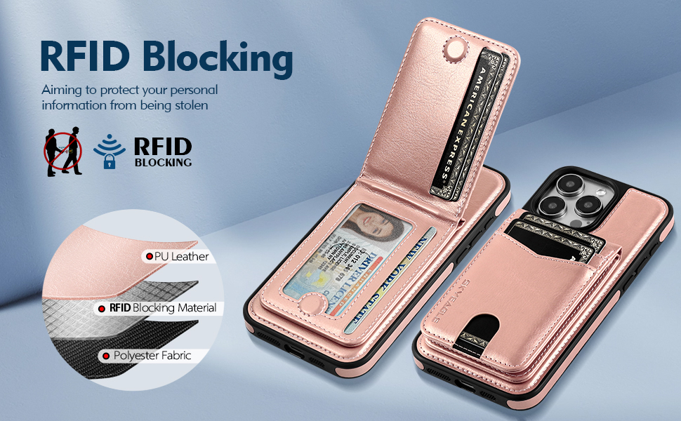 Amazon.com: SkyEagle Compatible Magsafe 2 in 1 Detachable iPhone 16 Pro Wallet Case with Card ...