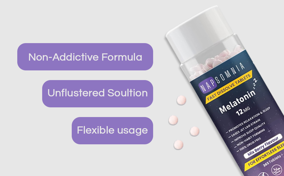 Amazon.com: Melatonin Fast Dissolve Tablets – Mix Berry Chewable Melatonin Tablets - Non-Habit ...