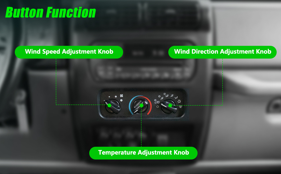 Amazon.com: KUTTOLE 55056558AA HVAC Heater Climate Control Module for 2005 2006 Jeep Wrangler TJ ...