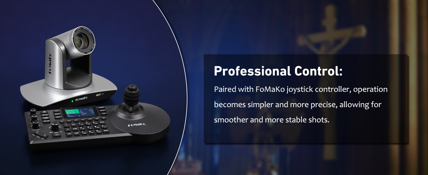 Amazon.com: FoMaKo NDI Camera, AI Auto Tracking HDMI PTZ Camera, 20x Optical Zoom(4pcs),KC608 ...