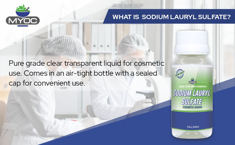 Amazon.com: Myoc Sodium Lauryl Sulfate-240 Ml (8.11 Fl.Oz), Sodium Lauryl Sulfate for Liquid ...