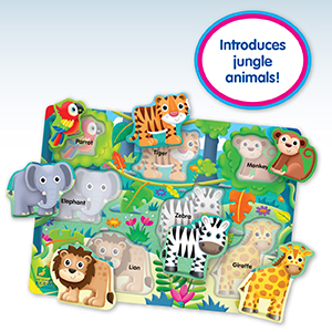 Amazon.com: The Learning Journey My First Lift & Learn - Jungle 7 Piece Tray Puzzle ...