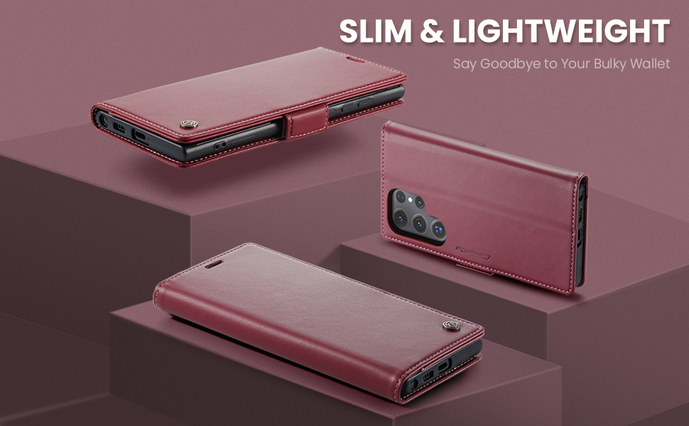 Amazon.com: SINIANL Samsung Galaxy S24 Ultra Wallet Case with RFID Blocking, Samsung S24 Ultra ...