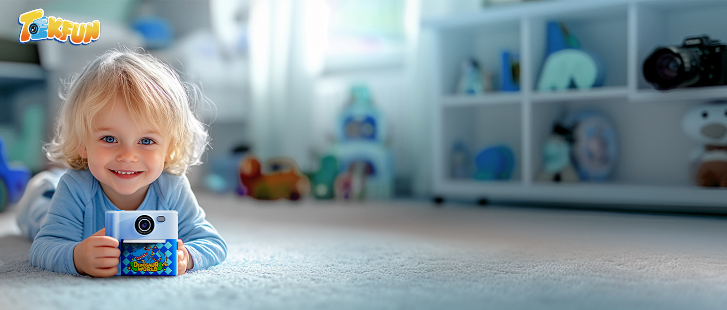 Amazon.com: TEKFUN Kids Camera Toy for Girls - Birthday Gifts with Magic Wand Design - Digital ...