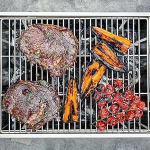 ProQ Flatdog Portable Charcoal BBQ for Camping, Re-usable Barbecue Grill, BBQ Gifts for Men ...