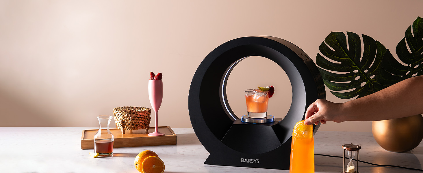 Amazon.com: Barsys 360 Cocktail Maker Machine (Black) : Smart Margarita Machine & Home Bartender ...