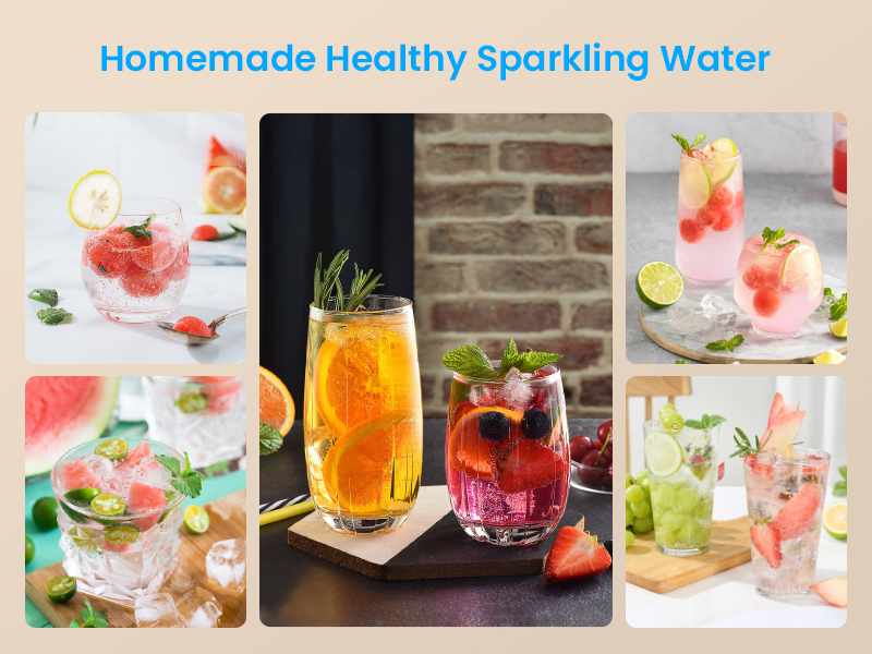 Amazon.com: GLACIER FRESH Newest Cold Soda Maker，Electric Carbonated Water Machine,North America ...