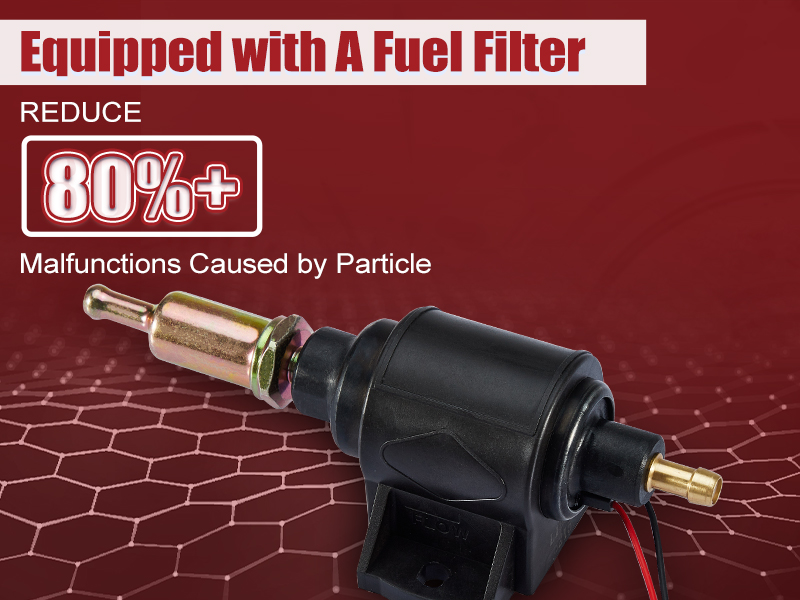 Amazon.com: CarBole Universal Electric Fuel Pump 12V Low Pressure 2-3.5 PSI, Inline Gasoline ...