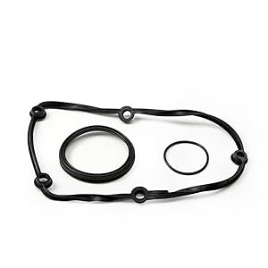 Amazon.com: Sprwinautummer Engine Upper Timing Chain Cover Gasket Seal kit 06H103483C WHT007212 ...
