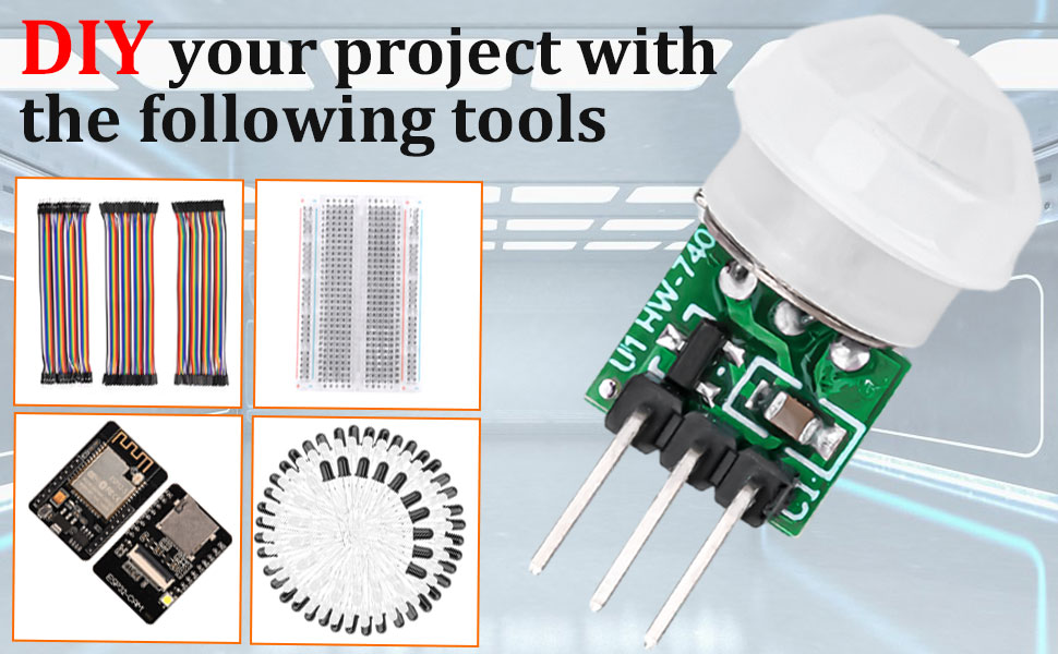 Amazon.com: FORIOT 8Pcs AM312 Mini PIR Infrared Human Sensor HC-SR312 ...