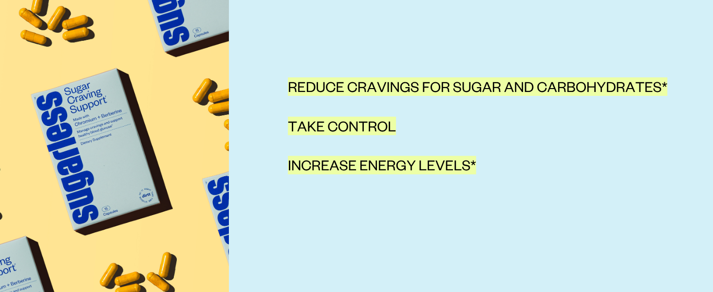 Amazon.com: Sugarless Stop Sugar Cravings Supplement, Natural Curb Appetite and Sugar ...