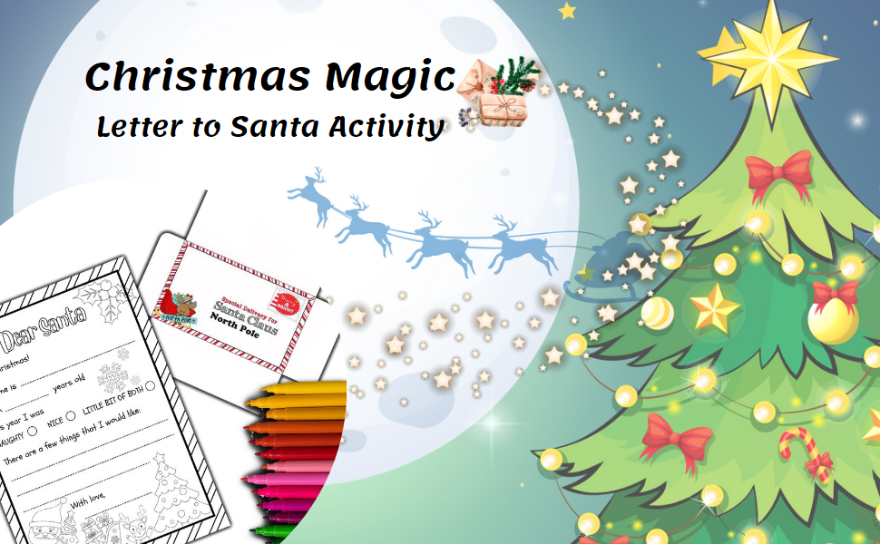 Monkey Minds - Christmas Magic - Letter to Santa Activity - Educational ...