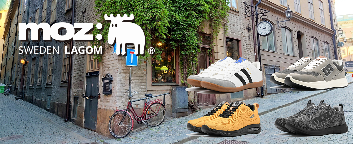 Amazon | [モズ] メンズ サボ サンダル サッと履ける スライドスニーカー レトロ クラシック 軽量 低反発クッションインソール 靴 5815 | moz(モズ) | クロッグ・サボ