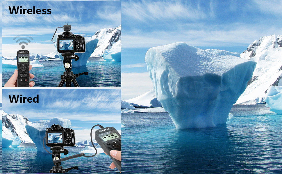 Amazon.com : Wireless Camera Remote Control & Timer Zoom Controller - Remote Commander with ...