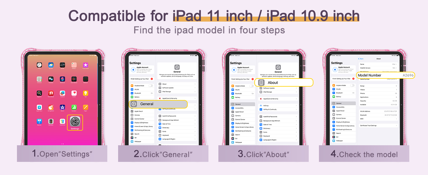 Amazon.com: Mektron Case for iPad (A16) 11th Generation 11-inch 2025 Fit iPad 10th Gen 10.9 inch ...