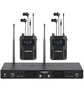 Amazon.com: Phenyx Pro Quad-Channel Wireless in Ear Monitor System, Mono IEM System w/ 4 ...