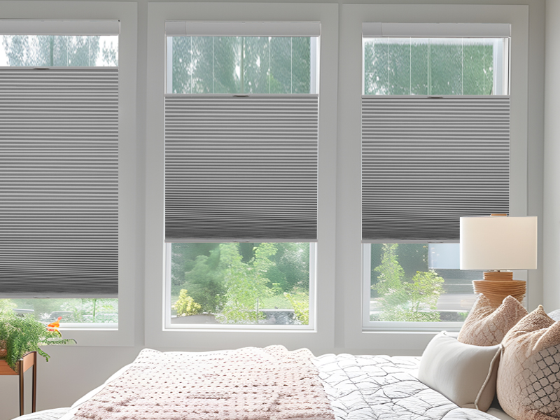 Amazon.com: Tonature No Tools No Drill Top Down Bottom Up Cellular Shades for Windows, 1 ...