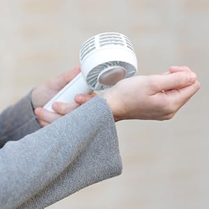 Amazon | エレス iFan Freeze アイファン フリーズ IF-FZ22 充電式冷却プレート付きハンディファン | iFan | 携帯扇風機 通販