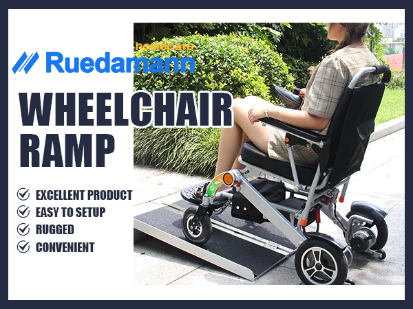 Mua Ruedamann Folding Wheelchair Ramps for Home 3FT, Portable Ramps for Wheelchairs, Non-Slip ...