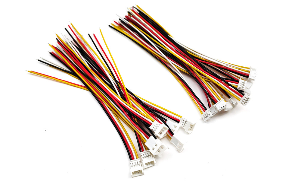 Amazon.com: ZSDZFYLLK 10 Pairs JST 1.25mm 4 Pin Micro Electrical Male and Female Connector Plug ...