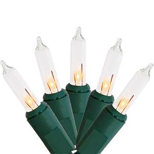Amazon.com: MULTI-SPARKING Clear Christmas Lights 35 Count ...