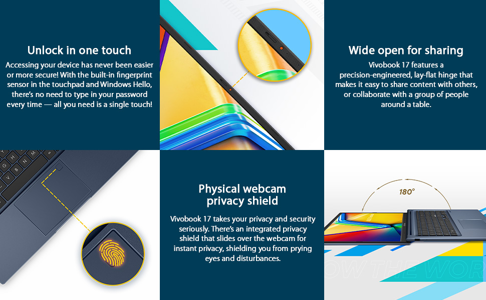 ASUS Vivobook 17 Laptop, 17.3” FHD Display, Intel Core i5-1235U CPU, Intel Iris Xᵉ Graphics ...