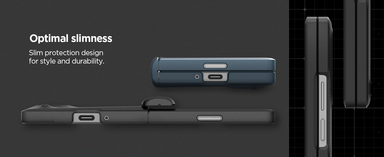 Amazon.com: Spigen for Galaxy Z Fold 6 Case, Slim Armor Pro (2024) [Hinge Protection] - Black ...