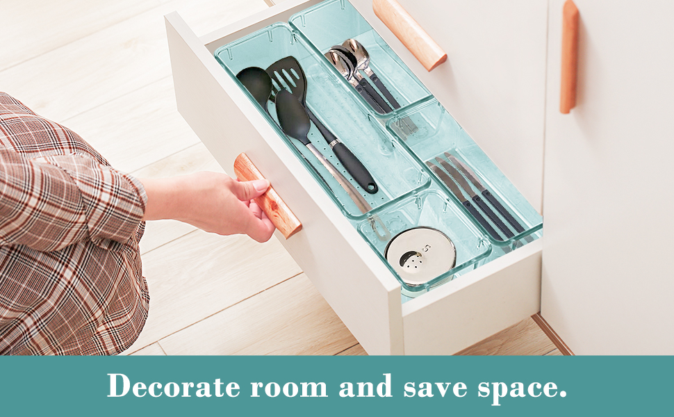 Amazon.com: StorMiracle 16 PCS Drawer Organizer Set, 5 Varied Size ...