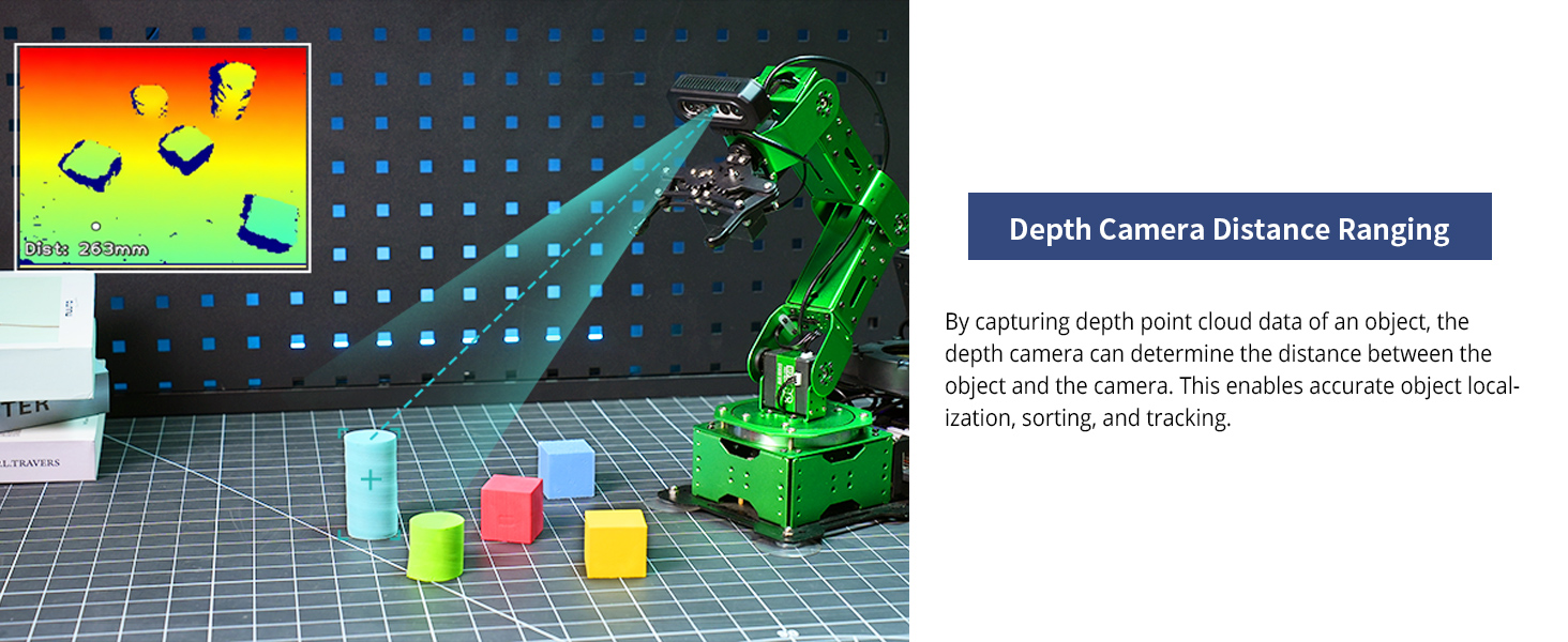 Amazon.com: HIWONDER ROS2 ROS1 ChatGPT Robotic Arm 6DOF Flexible AI ...