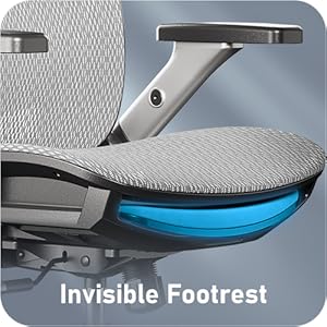 Amazon.com: Ergonomic Mesh Office Chair with Footrest, High Back ...