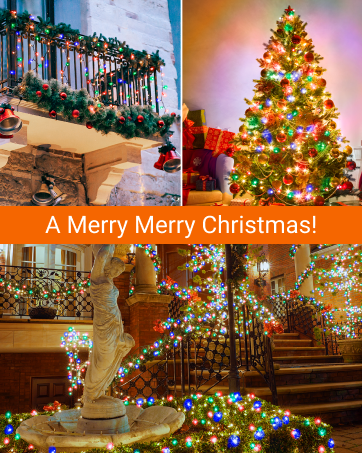 Ollny Christmas Lights Outdoor String Lights 262ft/640 LED Super Long ...