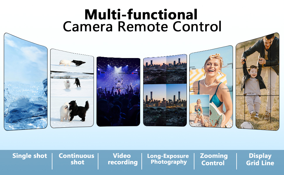 Amazon.com: Wireless Camera Remote Control & Timer Zoom Controller - Remote Commander with Multi ...