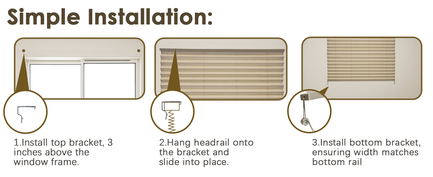 RV Window Shade, RV Blinds for Camper Windows, Pleated Shades for RV Camper, Travel Trailer ...