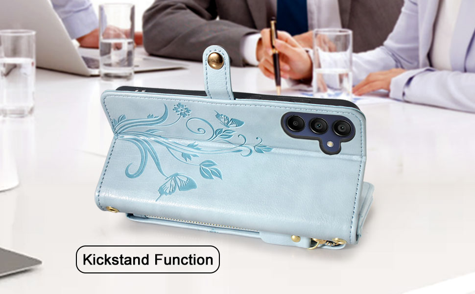 Amazon.com: Lacass for Samsung Galaxy A15 5G Case Wallet,[Cards Theft Scan Protection] Card ...