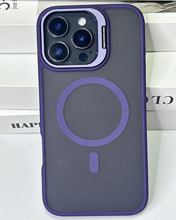 Amazon.com: GIVELOT Magnetic & Stand for iPhone 16 Pro Case with 9H Screen & Lens Protector[Fit ...