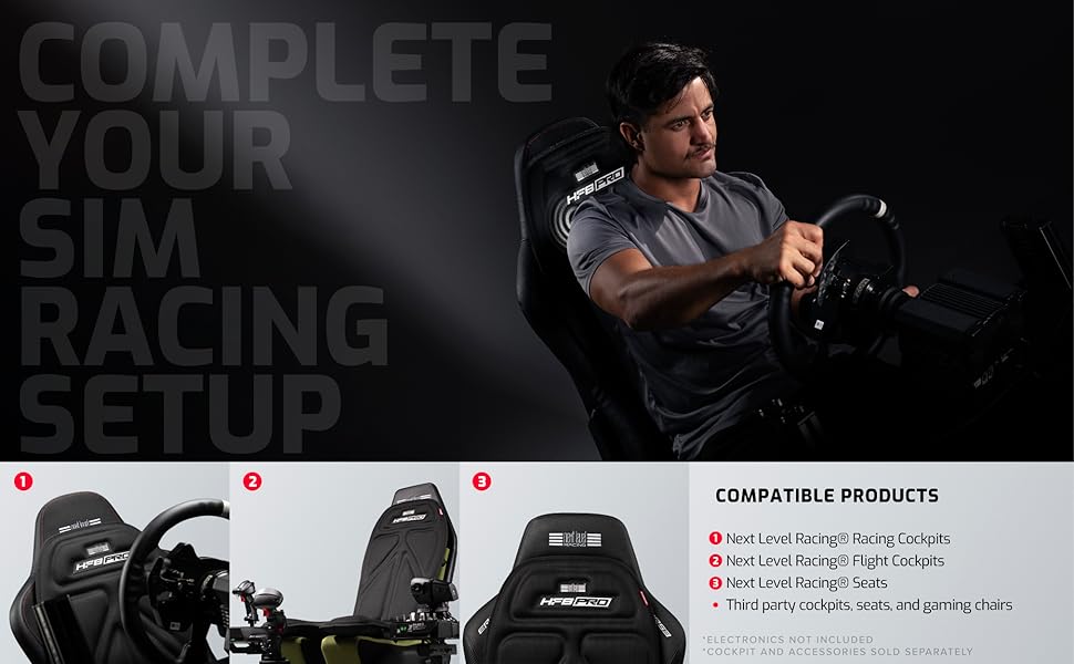 Next Level Racing HF8 Pro Haptic Feedback Gaming Pad NLR-G006 : Amazon.co.uk: PC & Video Games