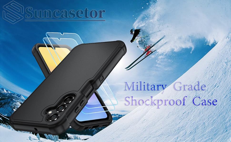 Amazon.com: Suncasetor for Galaxy A15 5G Case, Samsung Galaxy A15 5G Case with HD Screen ...