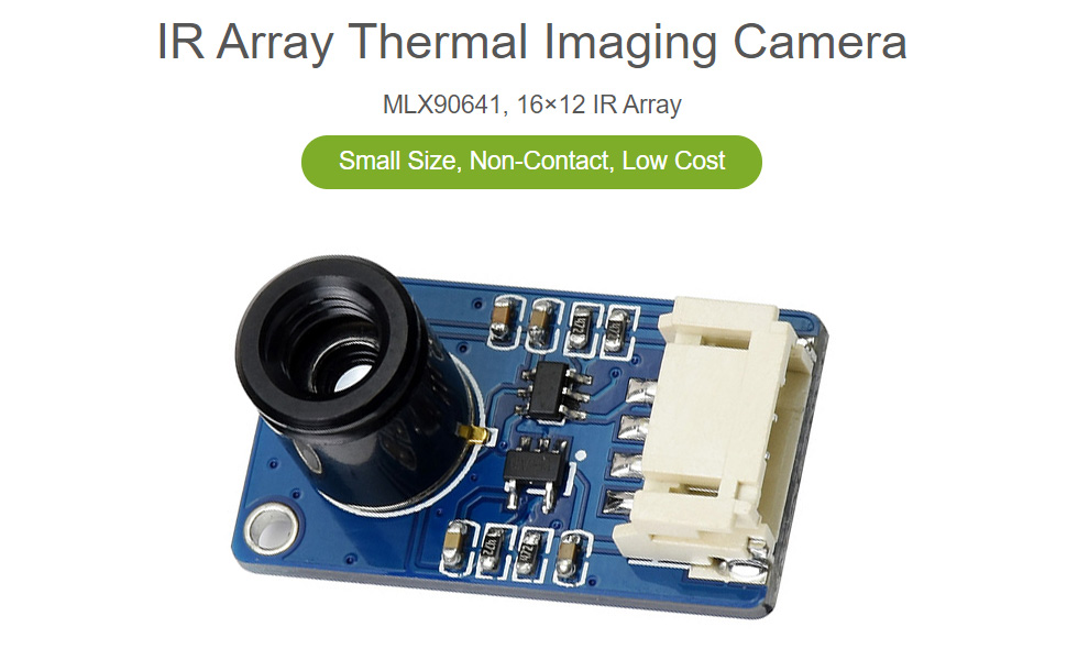 Amazon.com: Waveshare MLX90641 IR Array Thermal Imaging Camera with 16× ...