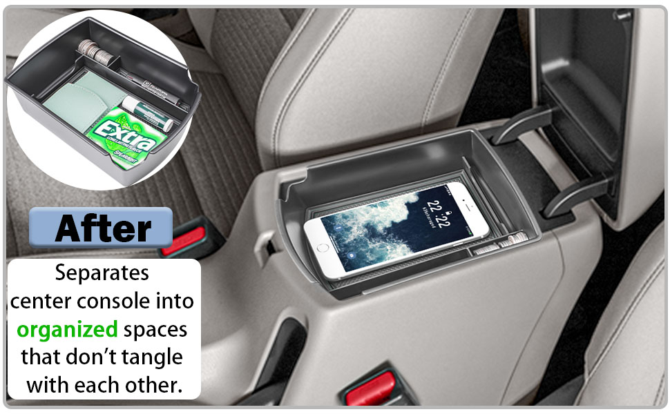 Amazon.com: RUNROAD Center Console Organizer Compatible with Kia Soul 2020 2021 2022 2023 2024 ...