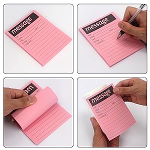Amazon.com : Skycase Phone Message Sticky Notes, 6 Pads Colored Lined ...