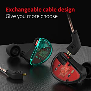Amazon.com: KZ AS10 Monitors Headphone Earbuds 5 Balanced Armature Driver, Noise Cancelling ...