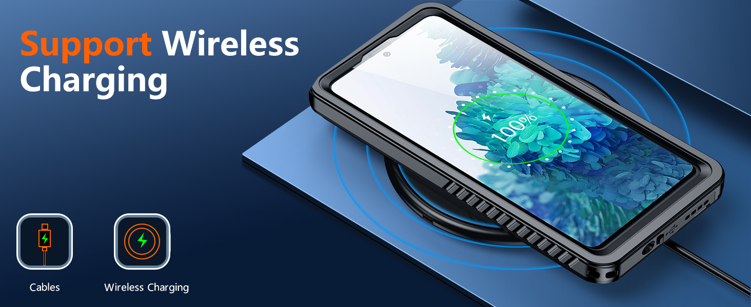 Amazon.com: SPIDERCASE for Samsung Galaxy S20 Fe 5G Case Waterproof,Built-in Camera Lens ...