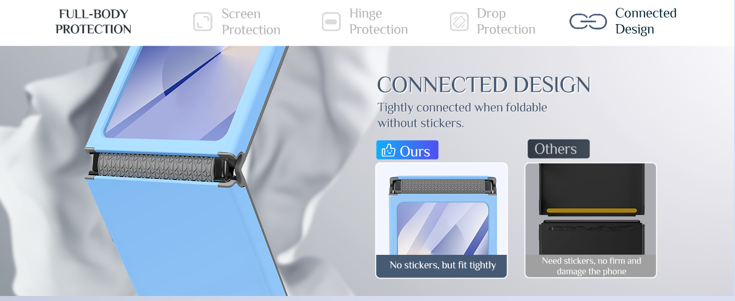 Amazon.com: Caka for Samsung Galaxy Z Flip 7-FE/Z Flip 6 /Z Flip 5 Case [Compatible with MagSafe ...