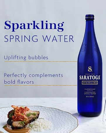 Amazon.com : Saratoga Spring Water Bottles, 6 Pack – Still Bottled Water – Recycled PET Plastic ...
