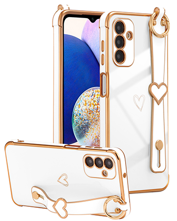 ZTOFERA Compatible with Samsung Galaxy A14 5G Case with Wrist Strap, Flexible Silicone ...