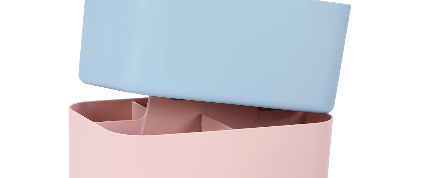 Amazon.com: Multiuse Caddy Organizer with Handle - Stackable Plastic ...