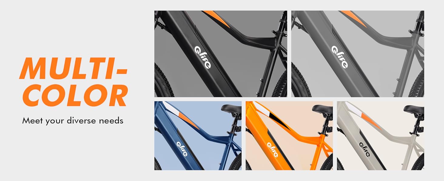 Amazon.com : Qlife Cityone Electric Bike for Adults 26" Ebike with 2.1" Tire,Built-in Removable ...