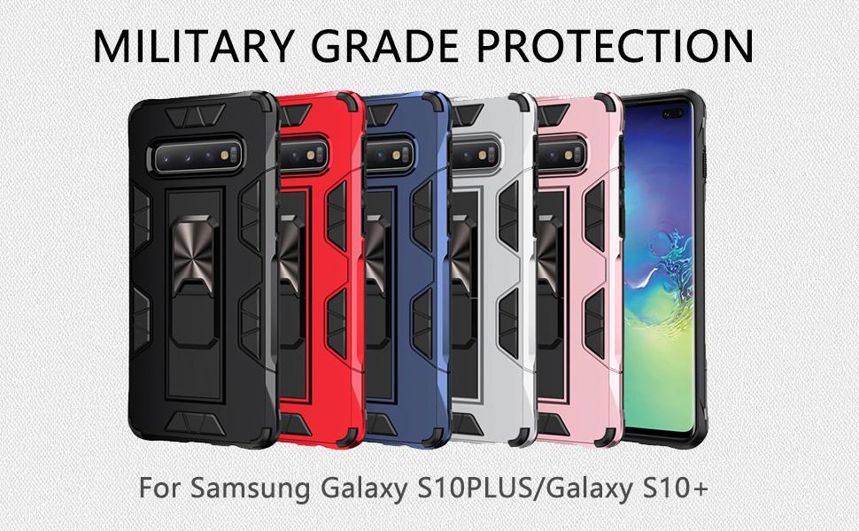 Amazon.com: for Samsung Galaxy S10 Plus Case Samsung Galaxy S10+ Case Military Grade Built-in ...